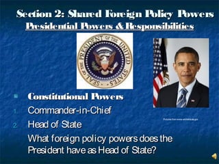 Chapter 22 foreign policy and defense | PPT