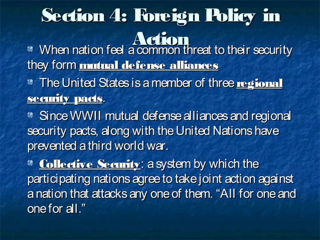 Chapter 22 foreign policy and defense | PPT | Defense Industry | Industries