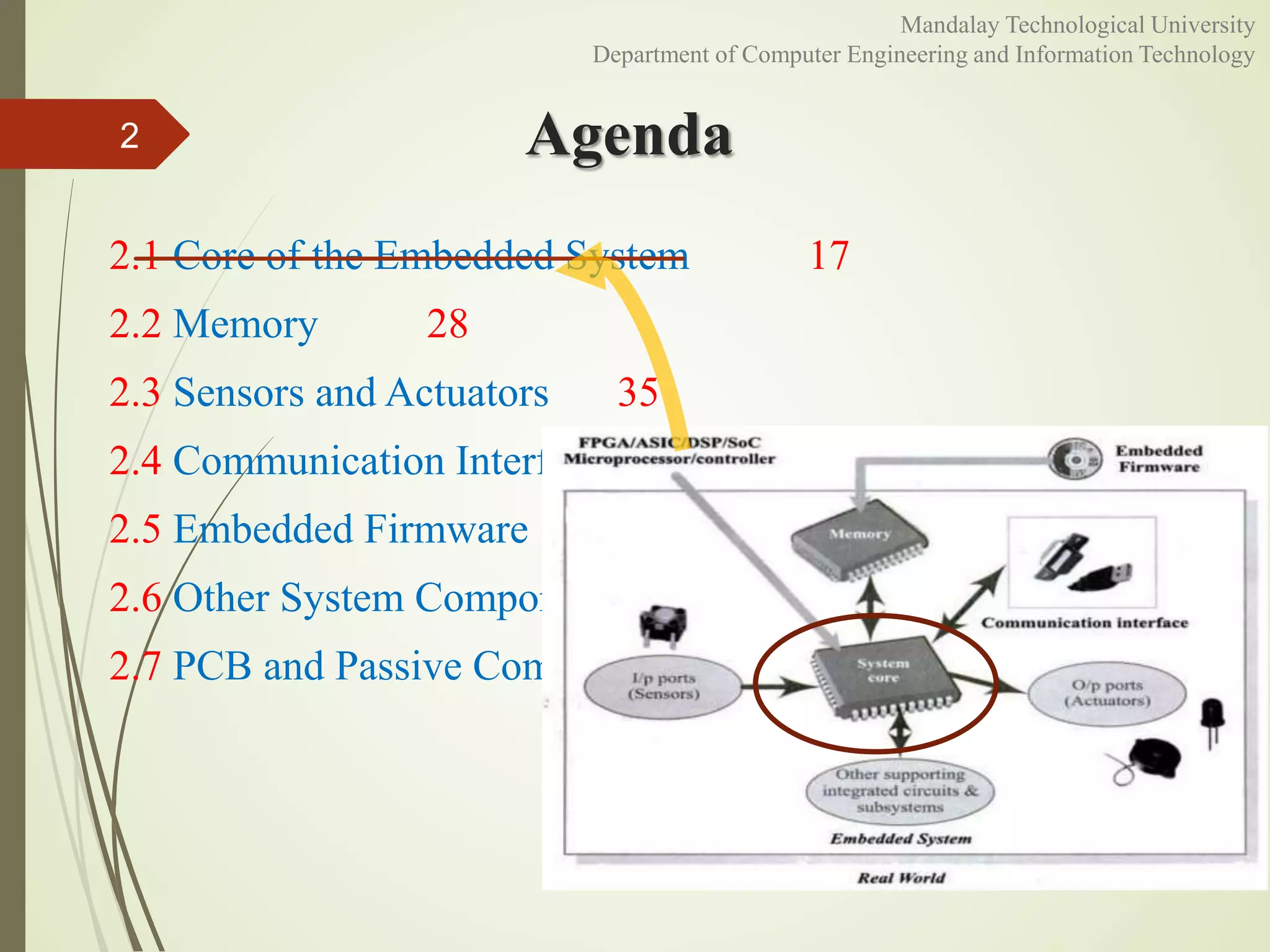 Introduction to Embedded System I : Chapter 2 (2nd portion) | PPTX