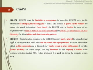 Introduction to Embedded System I : Chapter 2 (2nd portion) | PPTX