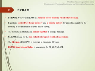 Introduction to Embedded System I : Chapter 2 (2nd portion) | PPTX
