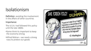 Chapter 22: America as a World Power | PPT