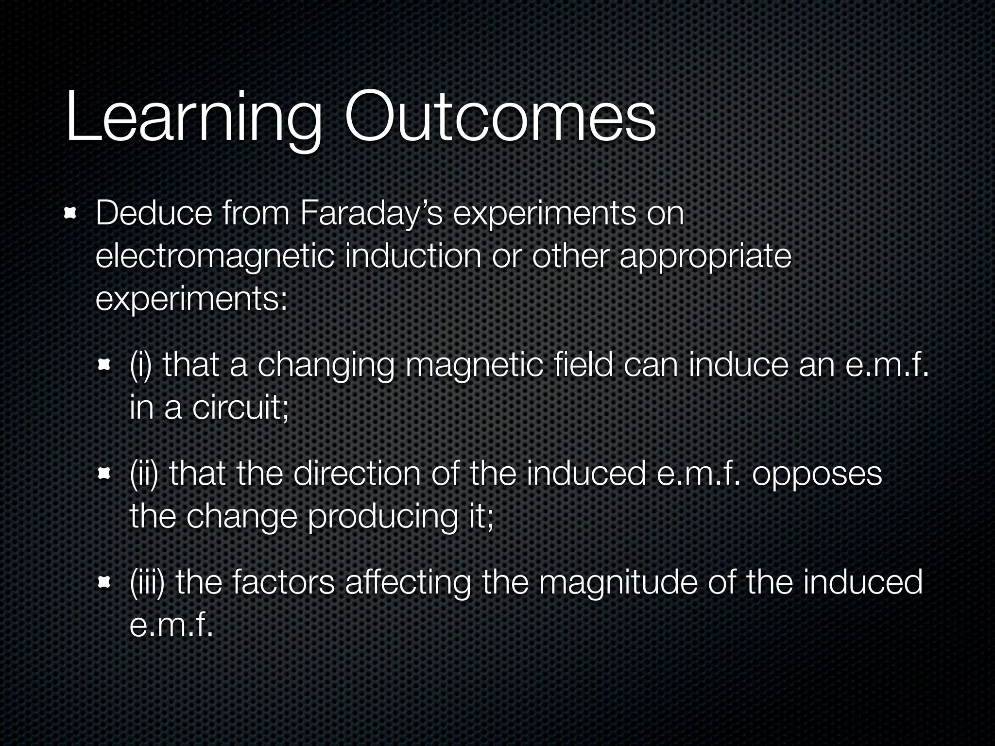 Chapter 22 - Electromagnetic Induction | KEY