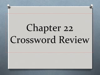 Chapter 22, section 3 review | PPT