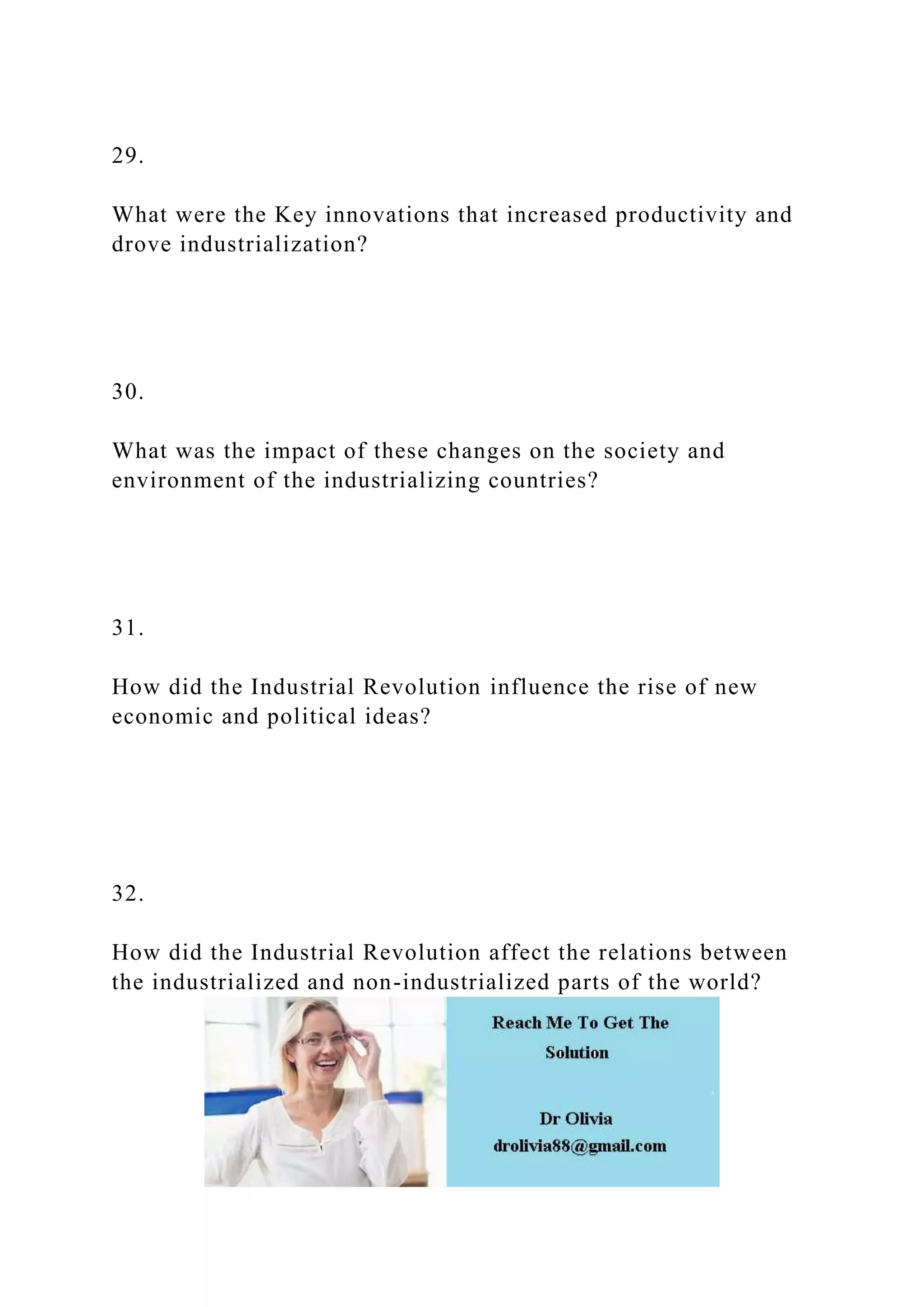 Chapter 22 Study Guide The Early Industrial Revolution, 1760-18.docx ...