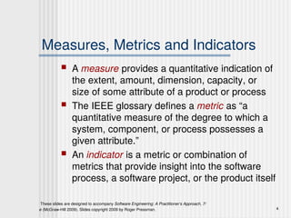 Product Metrics in the course on Software Engineering | PDF