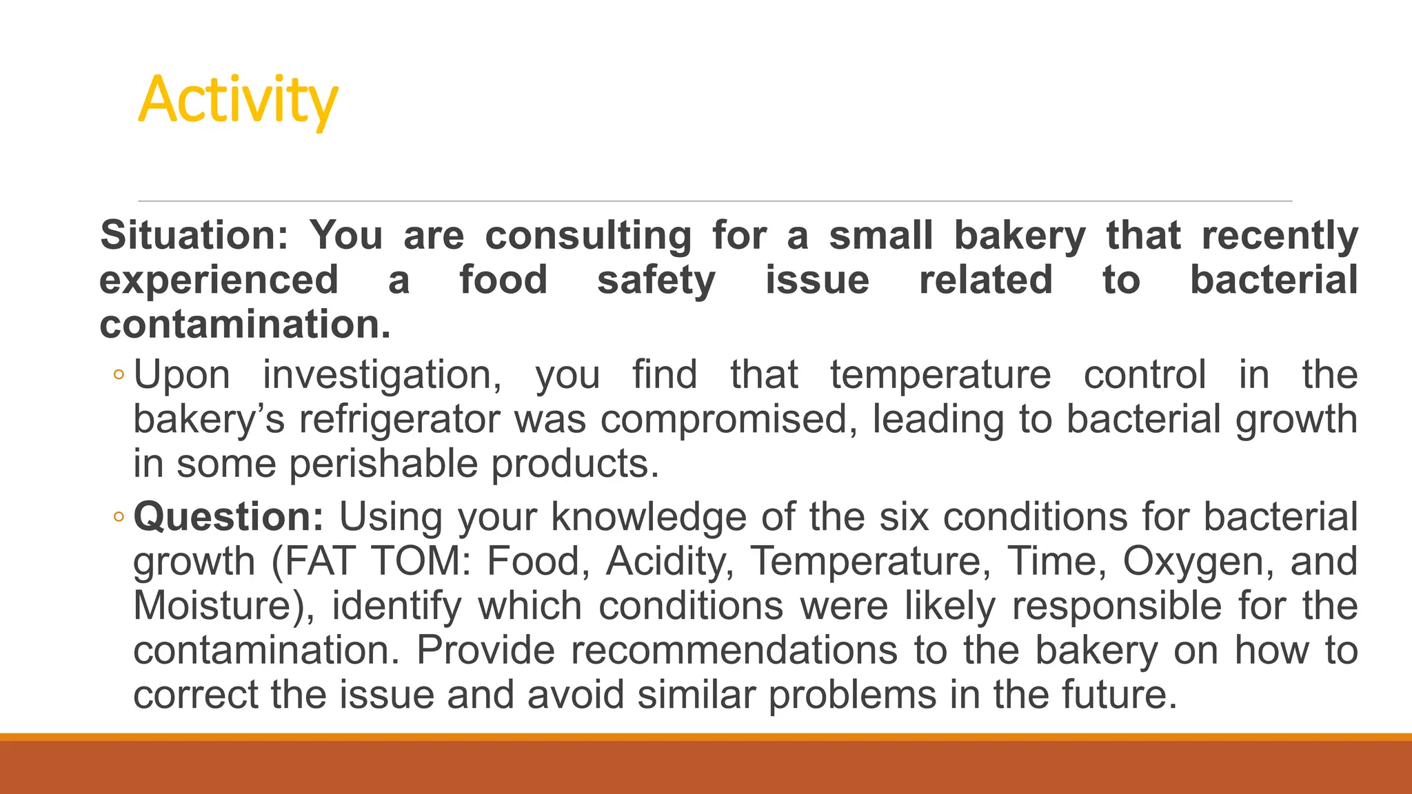 Hazards to Food Safety, Classification of foodborne illness | PDF