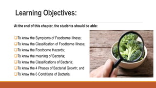 Hazards to Food Safety, Classification of foodborne illness | PPT