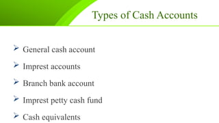 audit of cash balances chapter 23 . pptx | PPTX
