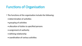 Principles of Management: Organizations. | PPTX