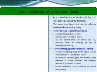 Chapter 23 environmental chemistry | PPTX