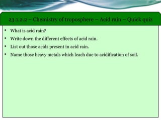 Chapter 23 environmental chemistry | PPTX