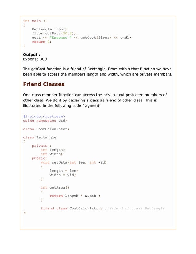 Chapter23 friend-function-friend-class | PDF