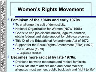 Chapter 23 and 24 1970s | PPT