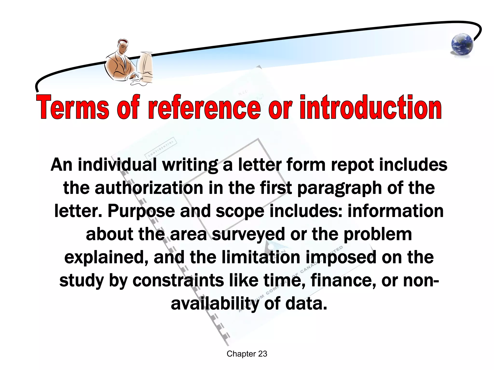Structure of a report | PDF