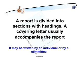 Structure of a report | PPT