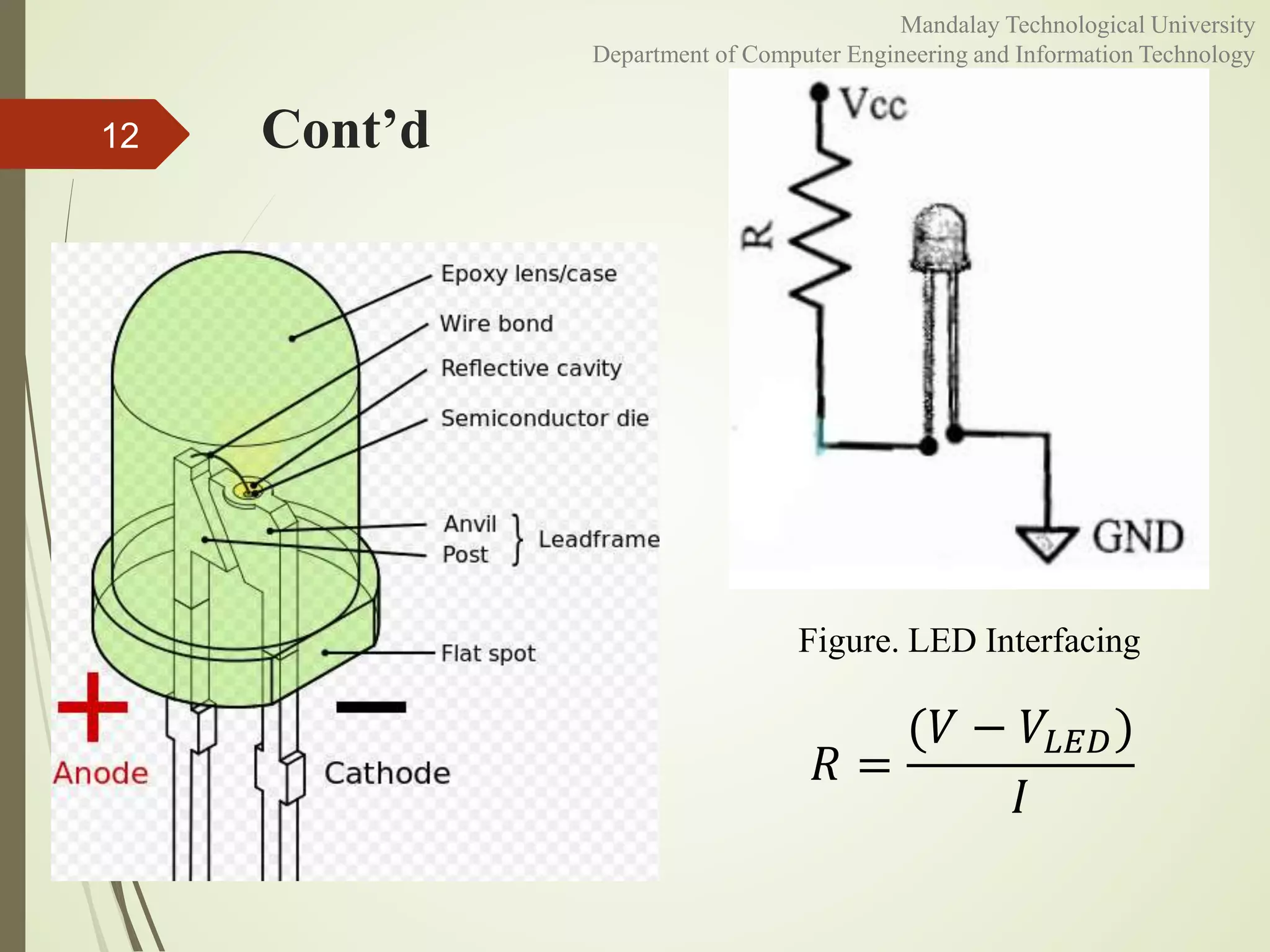 Introduction to Embedded System I : Chapter 2 (3rd portion) | PPTX