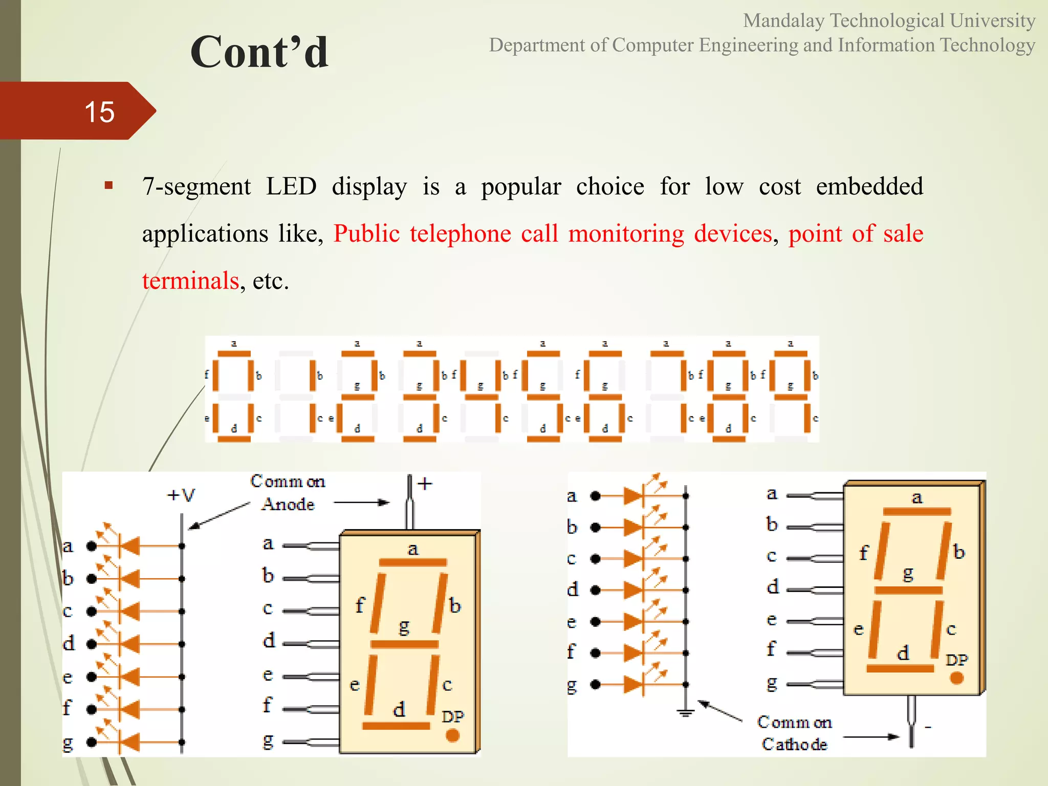 Introduction to Embedded System I : Chapter 2 (3rd portion) | PPTX