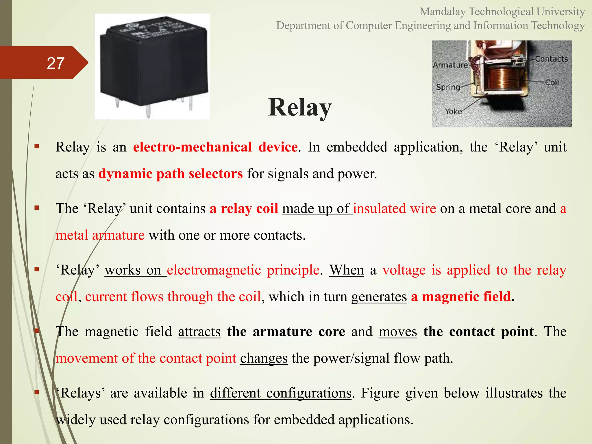 Introduction to Embedded System I : Chapter 2 (3rd portion) | PPTX