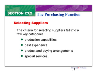 MARKETING ESSENTIAL (The Purchasing Function) | PPT