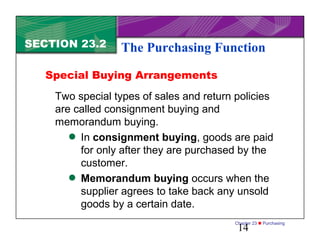 MARKETING ESSENTIAL (The Purchasing Function) | PPT