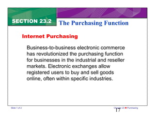MARKETING ESSENTIAL (The Purchasing Function) | PPT