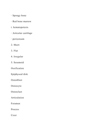 Chapter 23 The Skeletal SystemKEY TERMSAxial skeleton v.docx