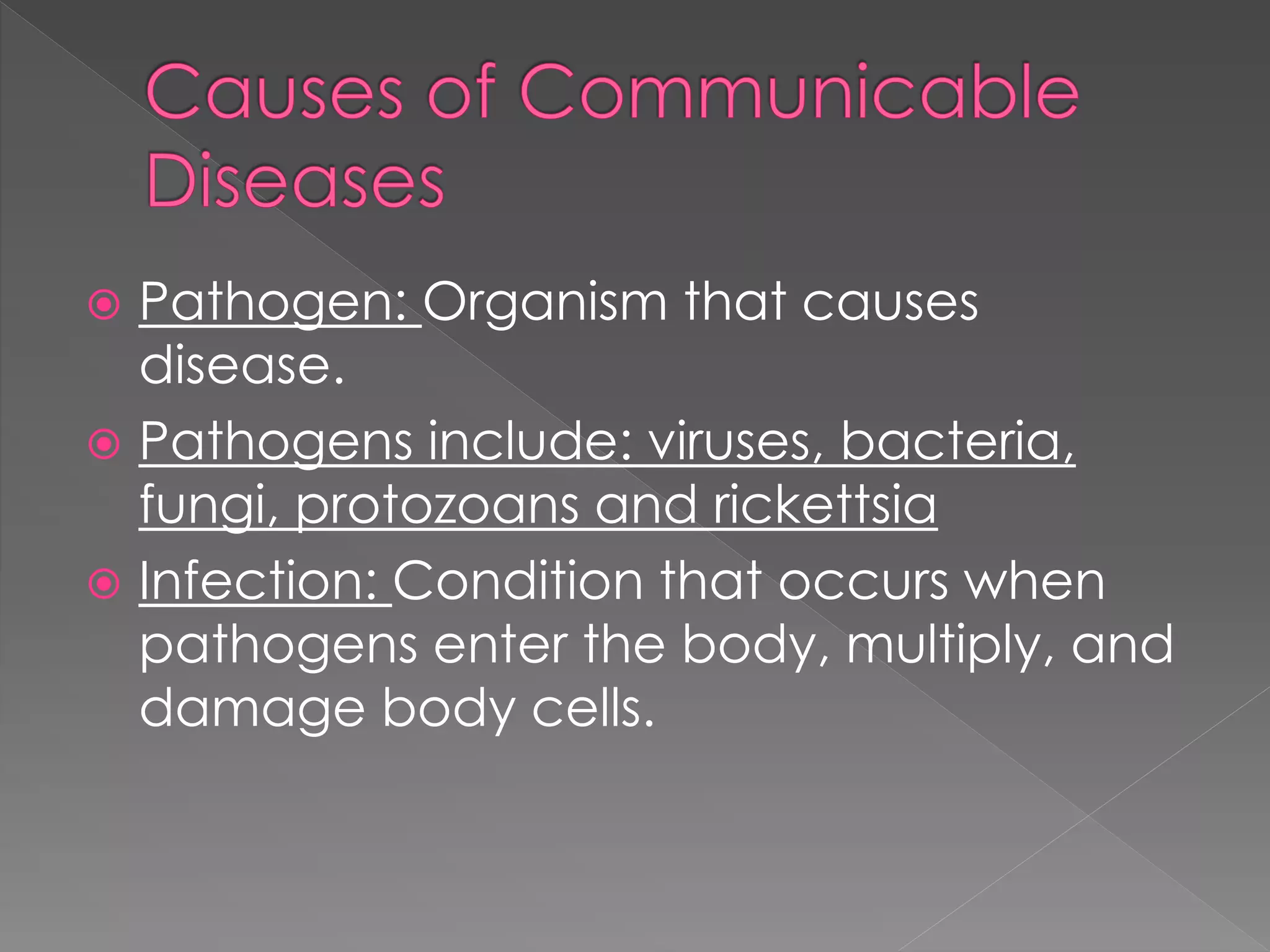 Communicable and Noncommunicable Disease | PPTX