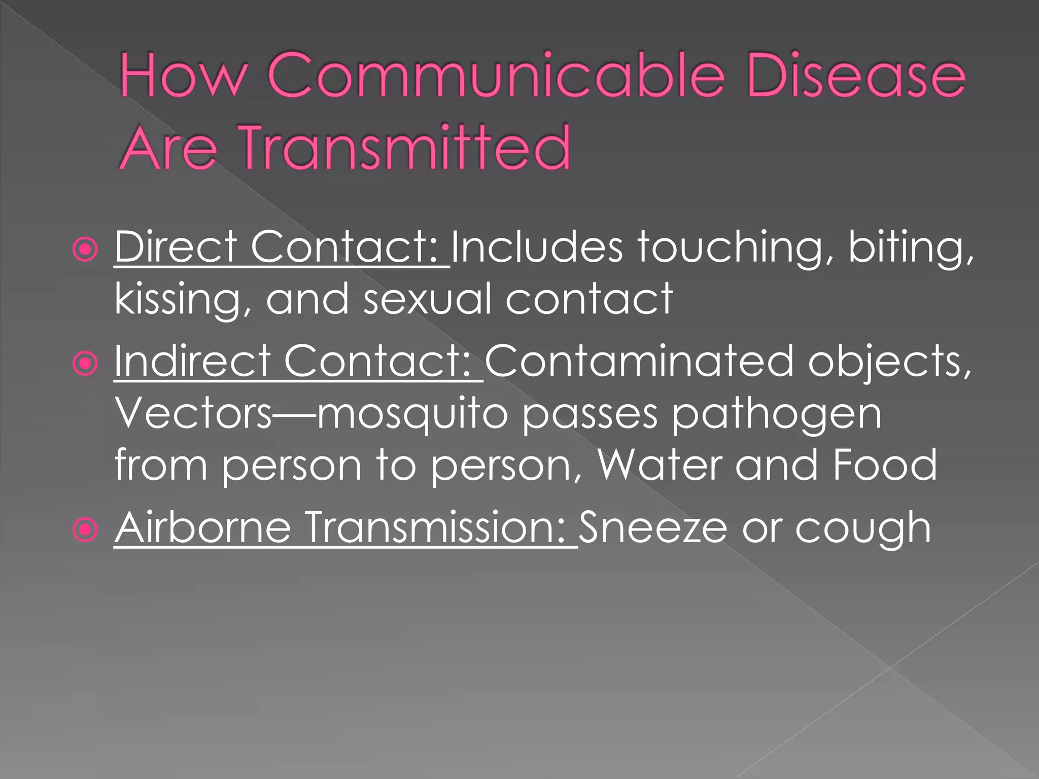 Communicable and Noncommunicable Disease | PPTX