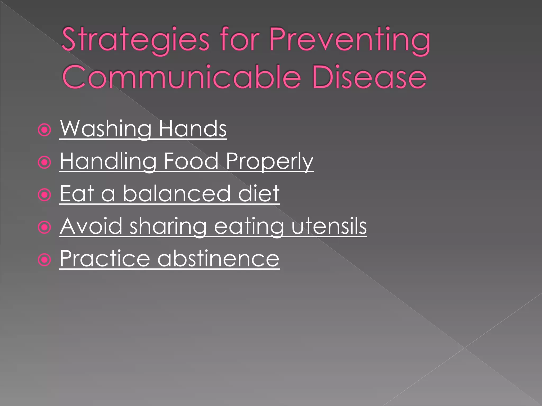 Communicable and Noncommunicable Disease | PPTX