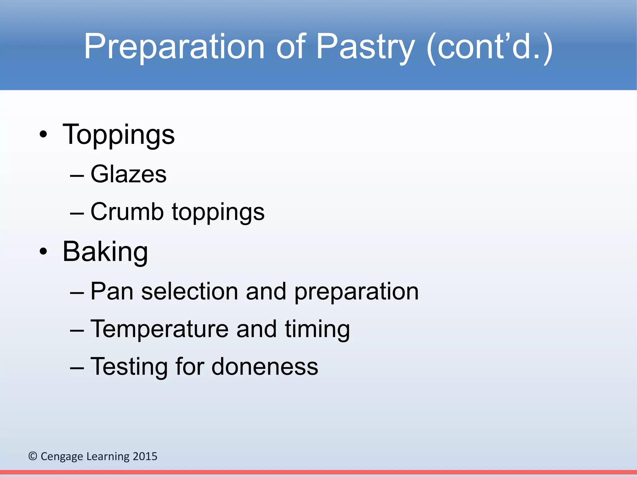 Chapter 24 - Pastries and Pies | PPTX