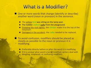 Dangling Modifiers | PPT