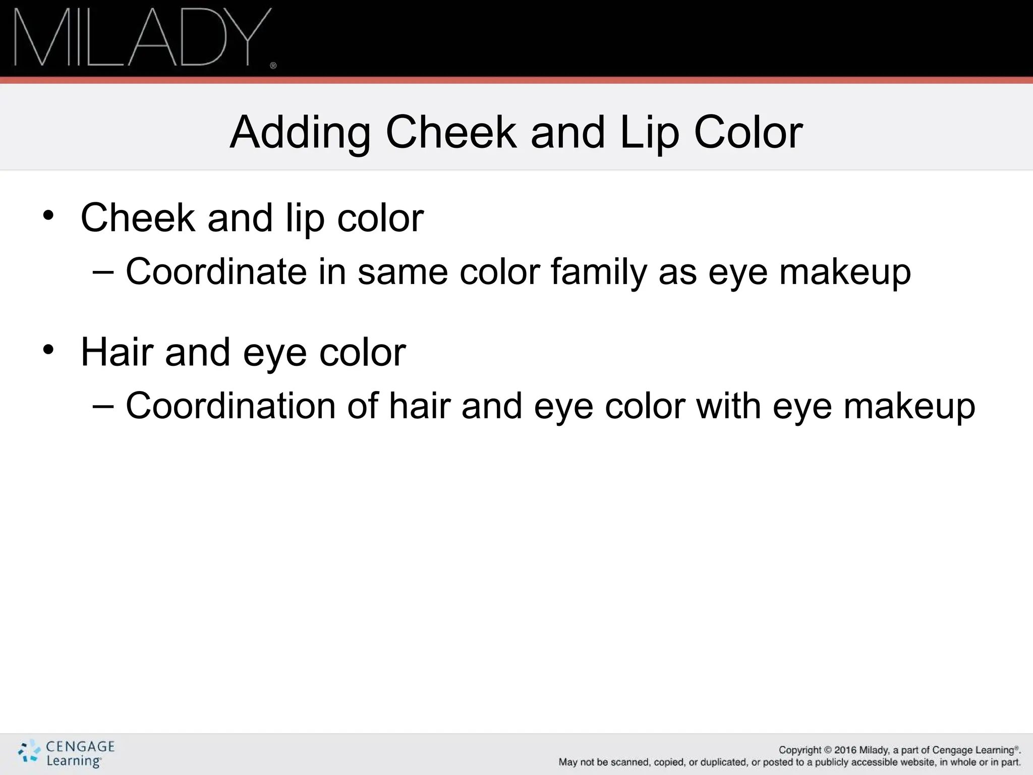 Milady Cosmetology, 12th Edition Ch. 24 Makeup | PPTX