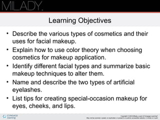 Milady Cosmetology, 12th Edition Ch. 24 Makeup | PPTX