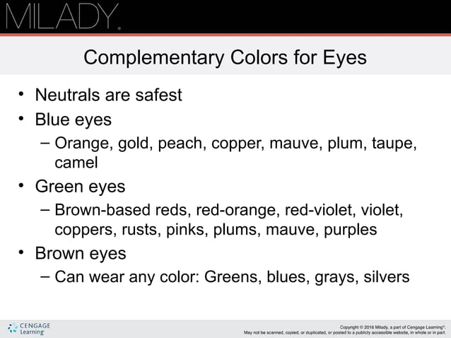 Milady Cosmetology, 12th Edition Ch. 24 Makeup | PPTX | Skin and ...