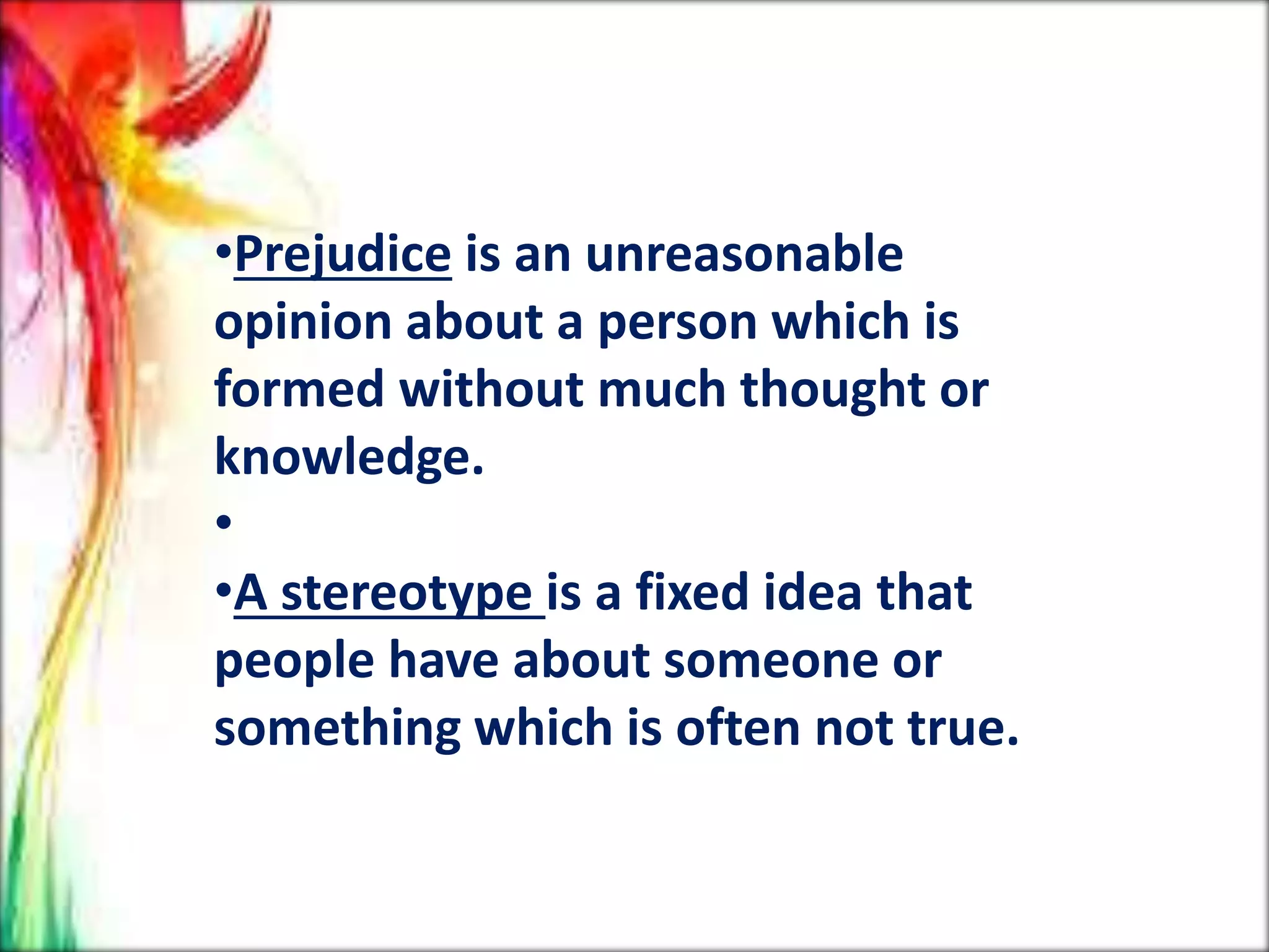 Chapter 24 prejudice, discrimination and inequality | PPTX