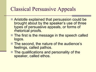 Chapter 24 the persuasive speech | PPT