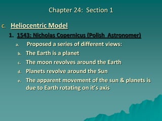 Chapter 24: Section 1 (Our Solar System) | PPTX