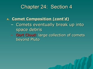 Chapter 24: Section 4 (Other Objects in our Solar System) | PPT