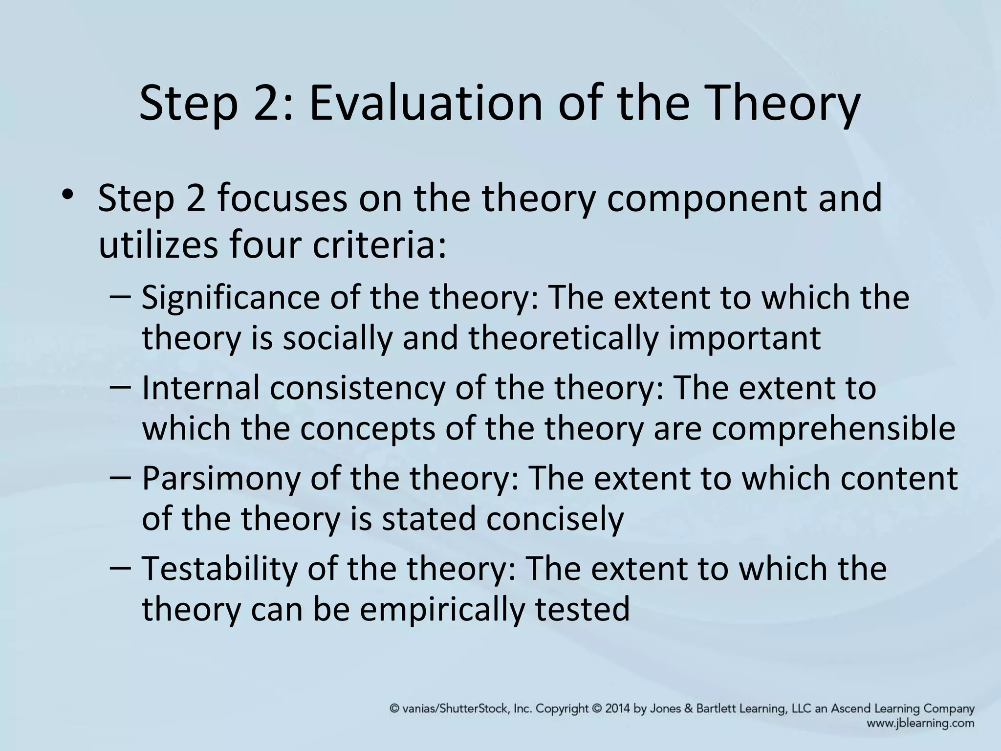 Chapter 24 theory testing and theory evaluation | PPT