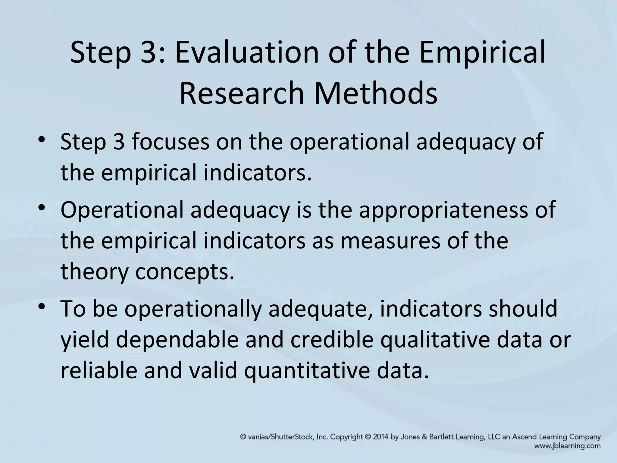 Chapter 24 theory testing and theory evaluation | PPT