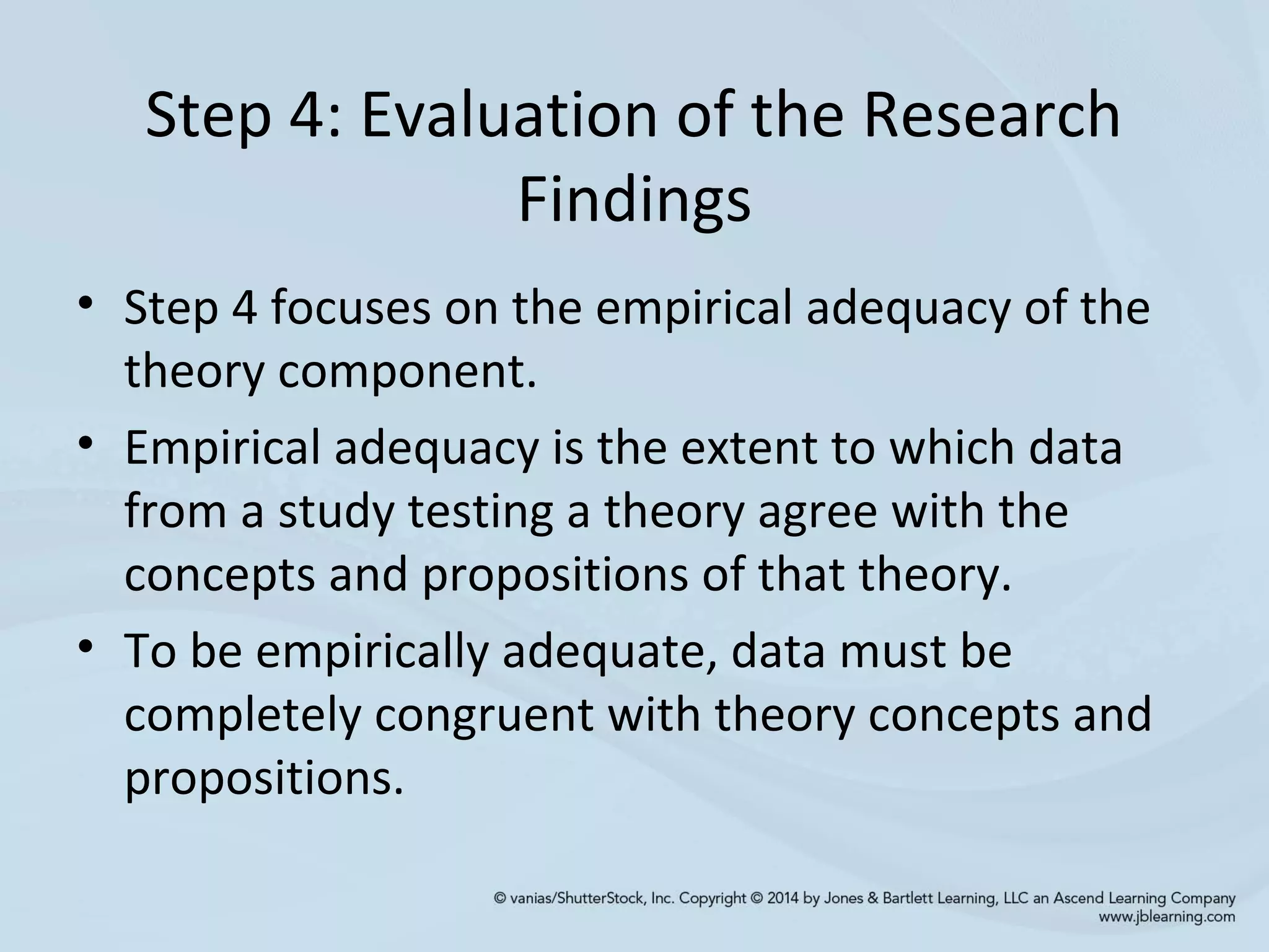 Chapter 24 theory testing and theory evaluation | PPT