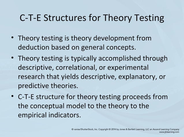 Chapter 24 theory testing and theory evaluation | PPT