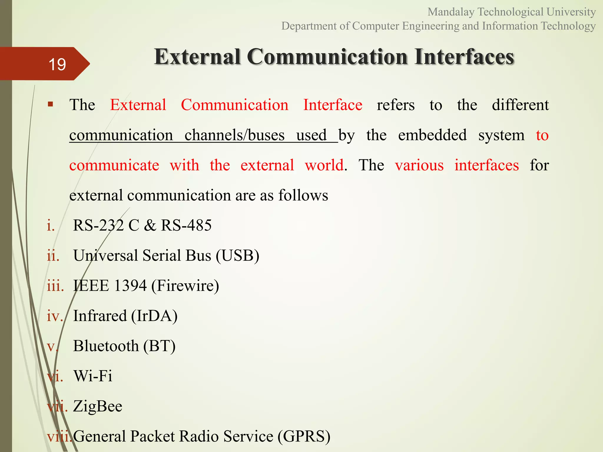 Introduction to Embedded System: Chapter 2 (4th portion) | PPTX | Operating Systems | Computer ...