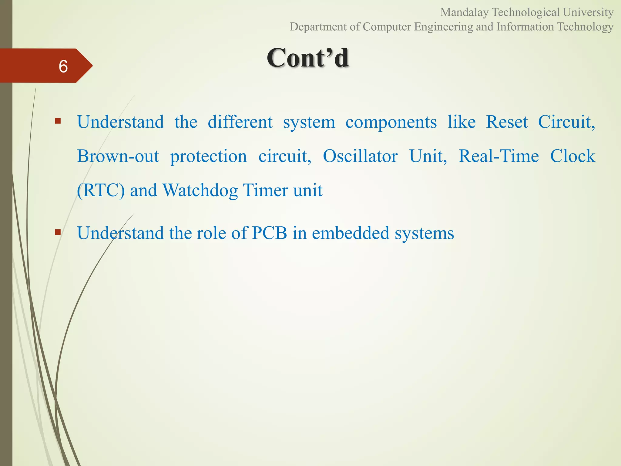 Introduction to Embedded System: Chapter 2 (4th portion) | PPTX | Operating Systems | Computer ...