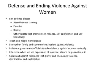 Chapter 24 violence against women | PPT