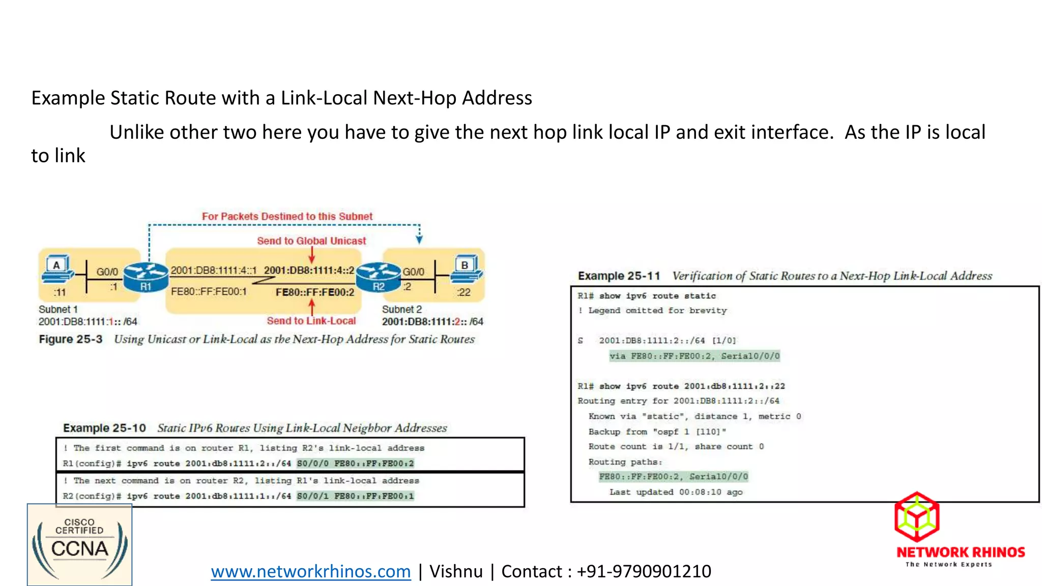 Chapter 25. implementing i pv6 routing | PPT