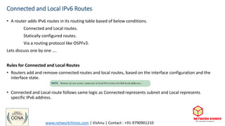 Chapter 25. implementing i pv6 routing | PPT