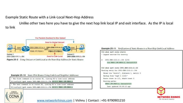 Chapter 25. implementing i pv6 routing | PPT