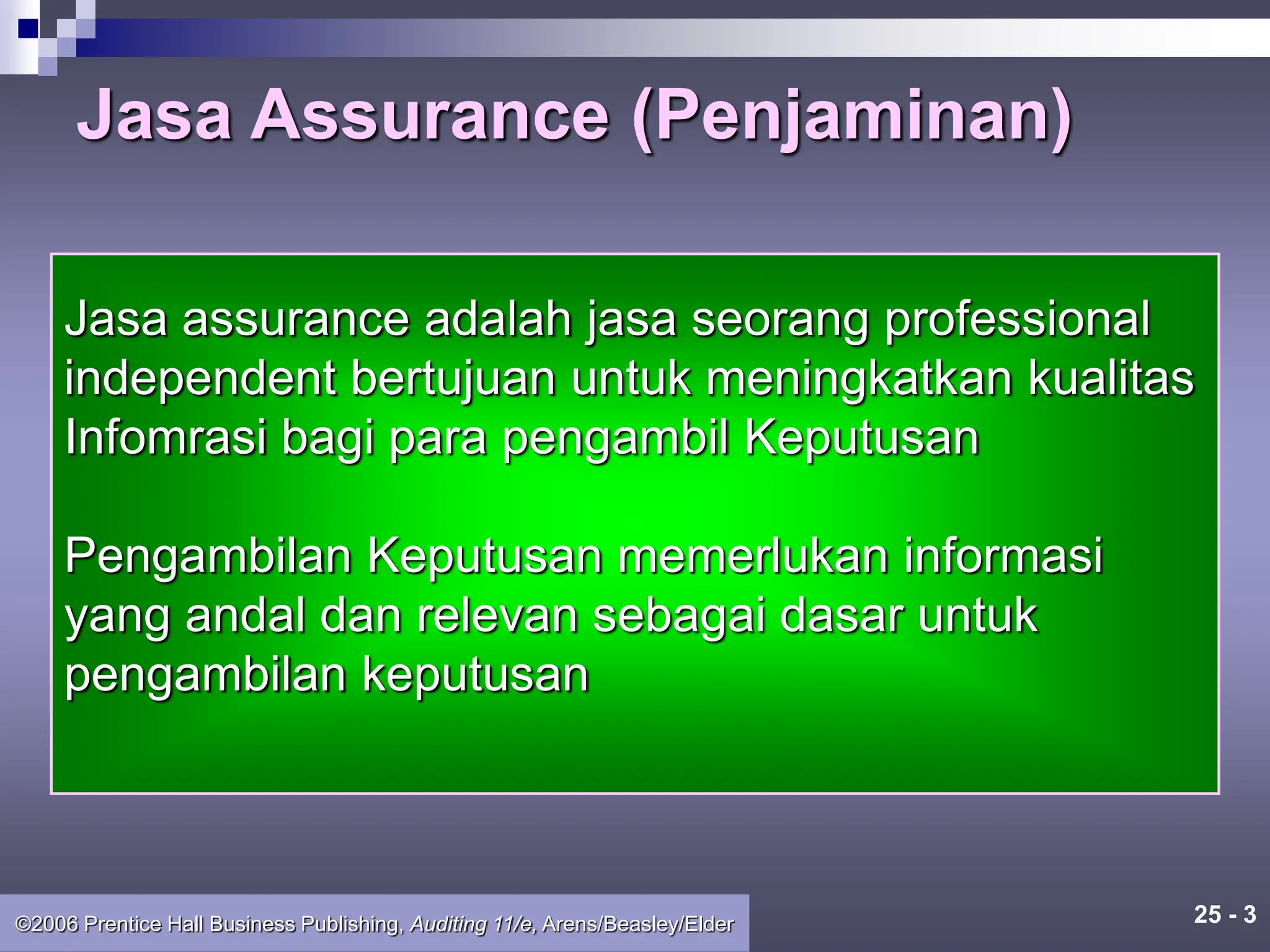 AUDITING II chapter25.ppt
